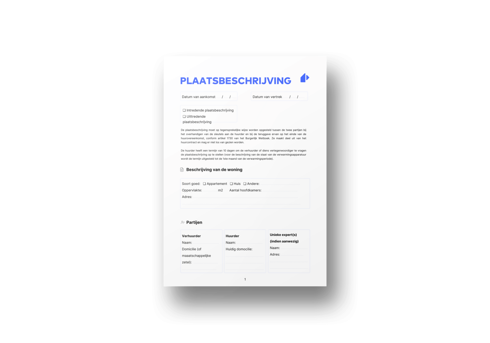 Download ons model van plaatsbeschrijving in 2026